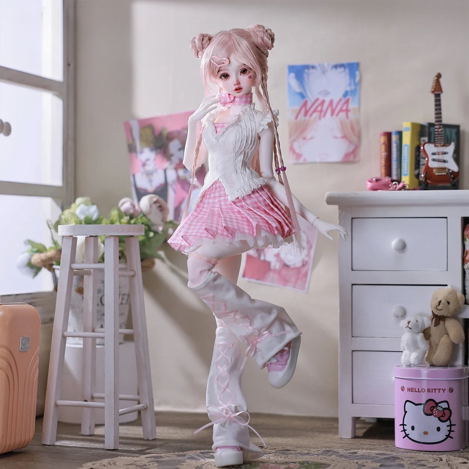 Anthea 1/4 44cm BJD DOLL FullSet LolitaStyle Resin material - Walmart.com