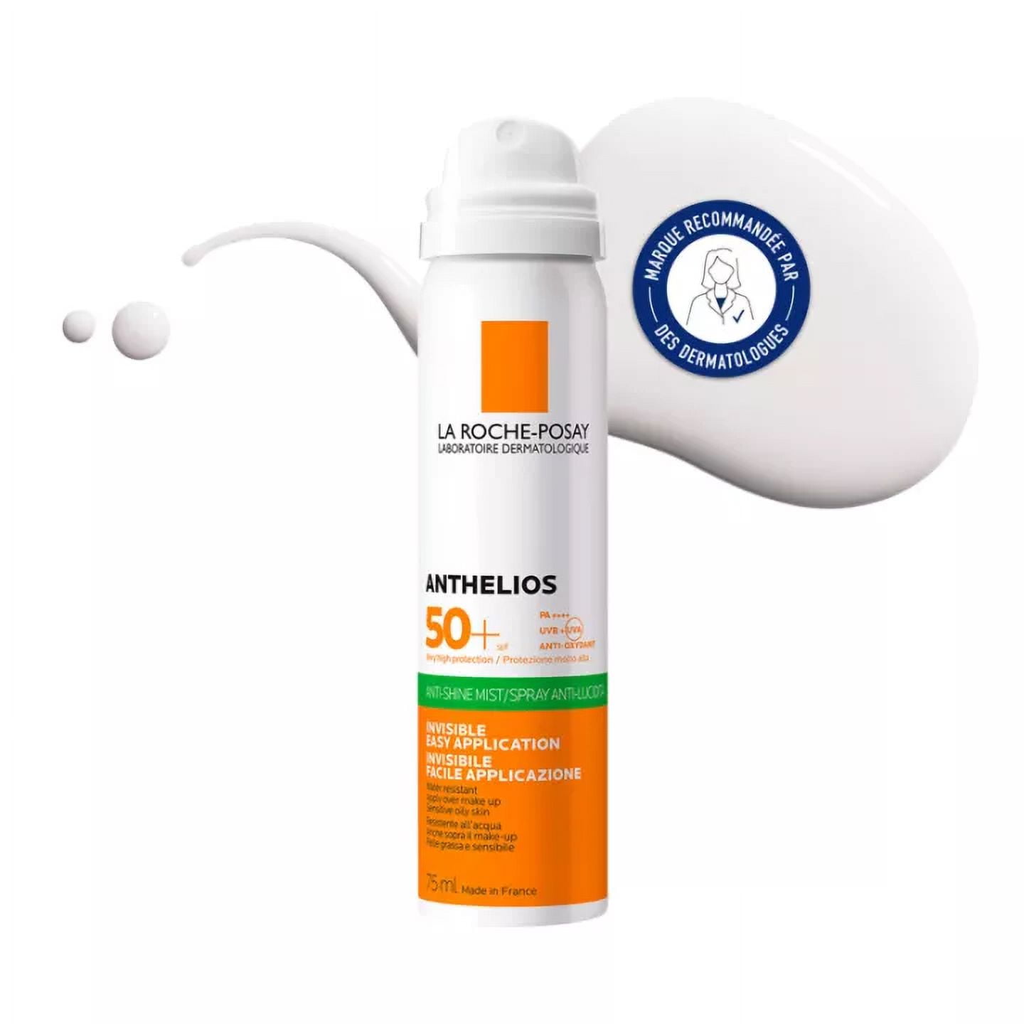 Anthelios Brume Invisible Anti Brillance Spf50+ protects the skin from ...