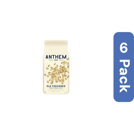 Anthem Old Fashioned Whole Grain Oats 40 oz (Pack of 6) - Walmart.com