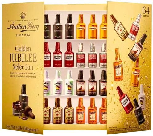 Anthon-Dark Berg Chocolate Gift 64 Count Denmark Holiday and Occasion ...