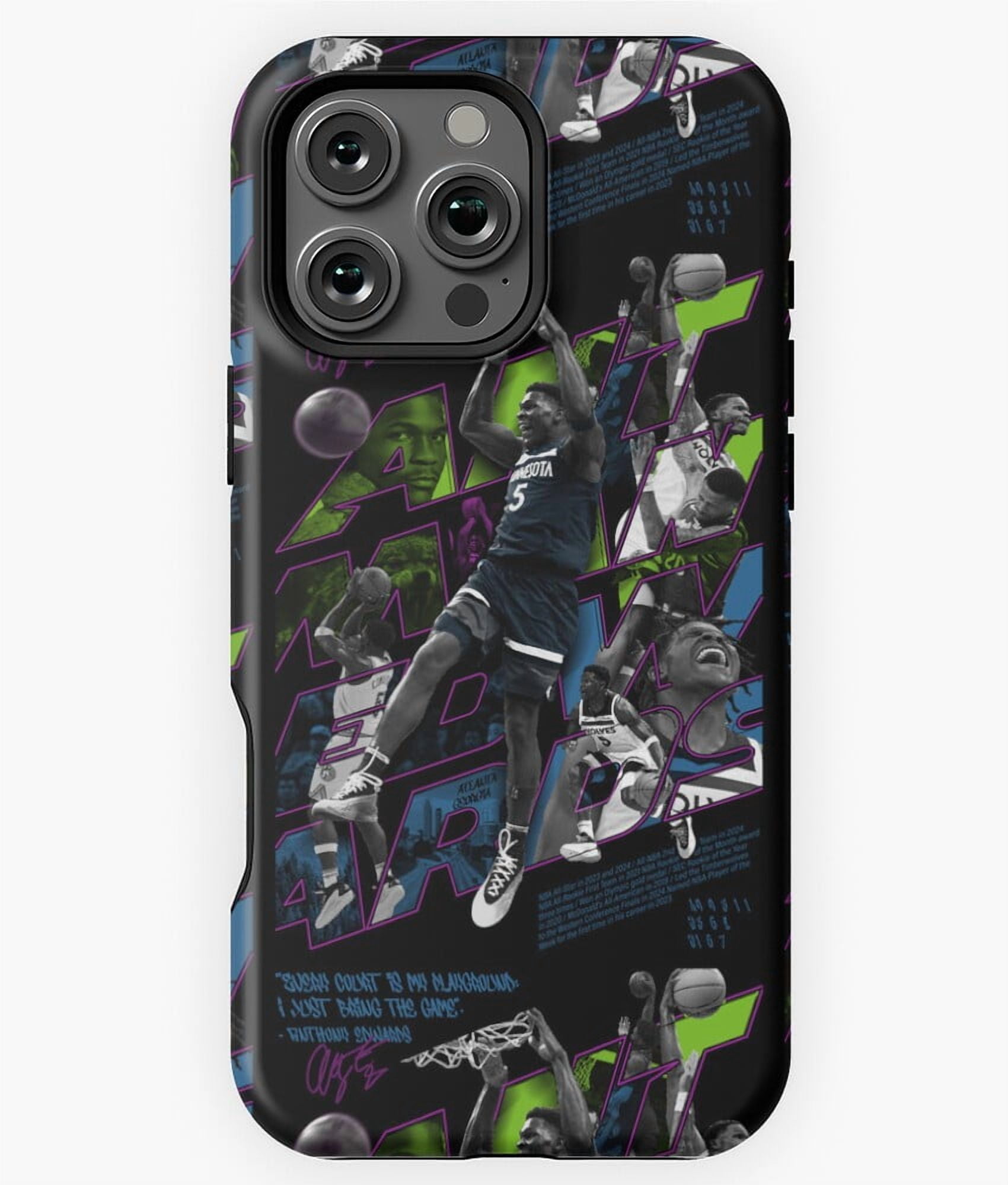 Anthony Antman Edwards Basketball Phone Case for iPhone 16 15 14 13 12 ...