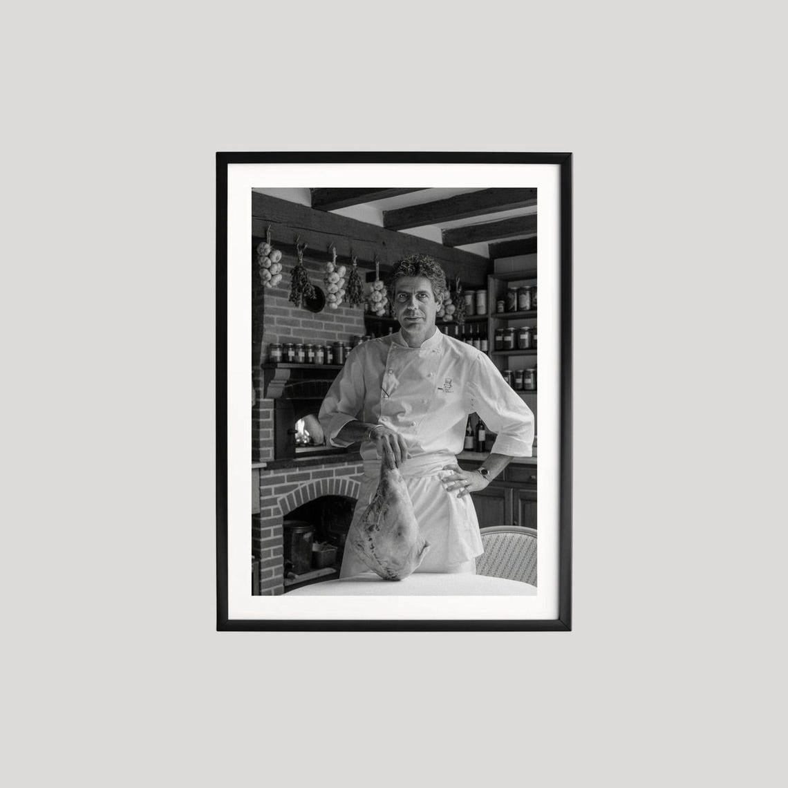 Anthony Bourdain Cooking Kitchen Chef Typography Museum Quality ...