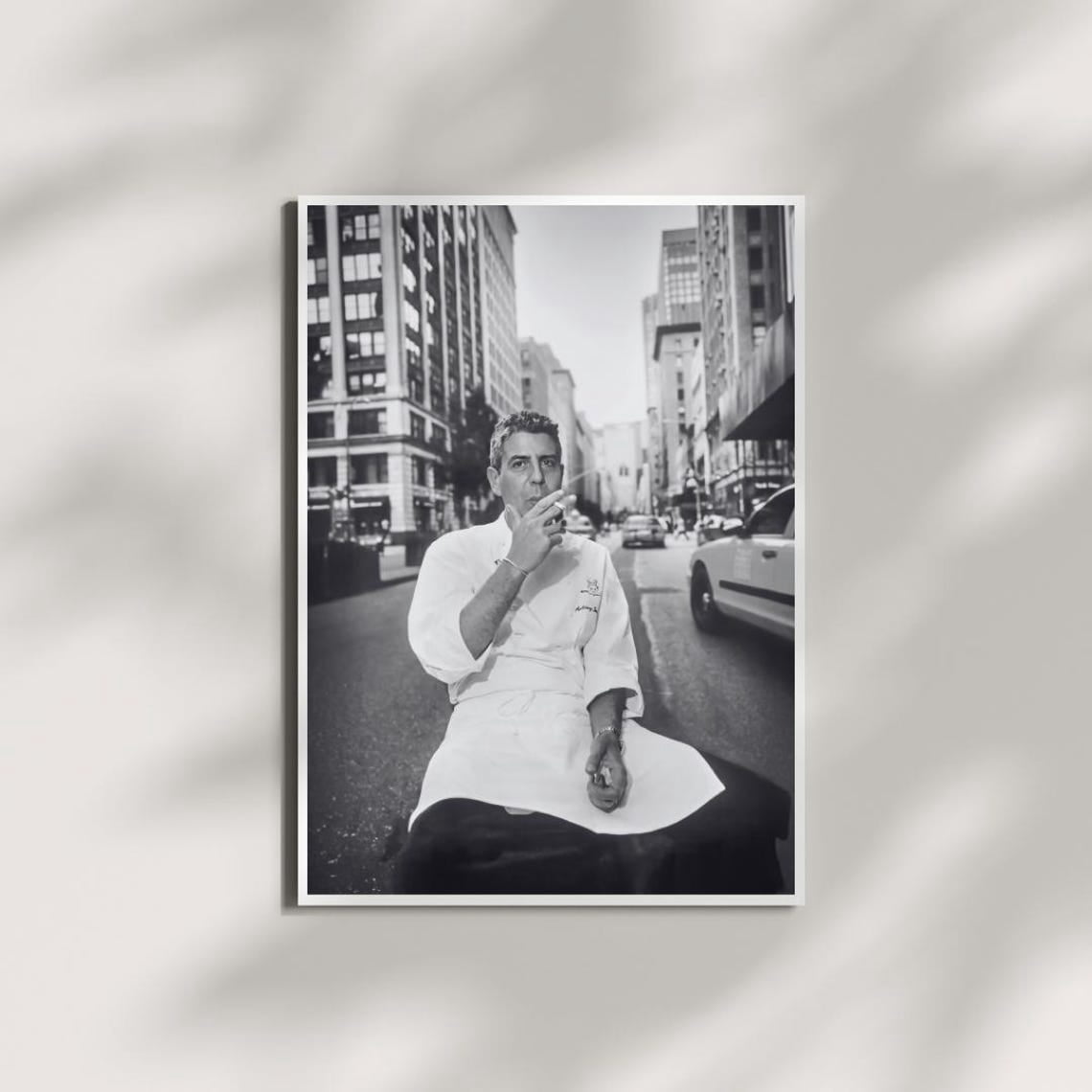 Anthony Bourdain Kitchen Wall Art Cooking Culinary Art Kitchen Decor ...