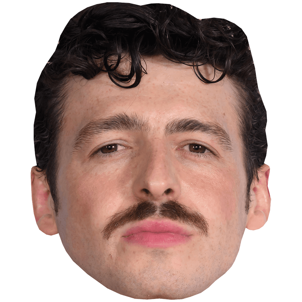 Anthony Boyle (Moustache) Big Head. Larger than life mask. - Walmart.com