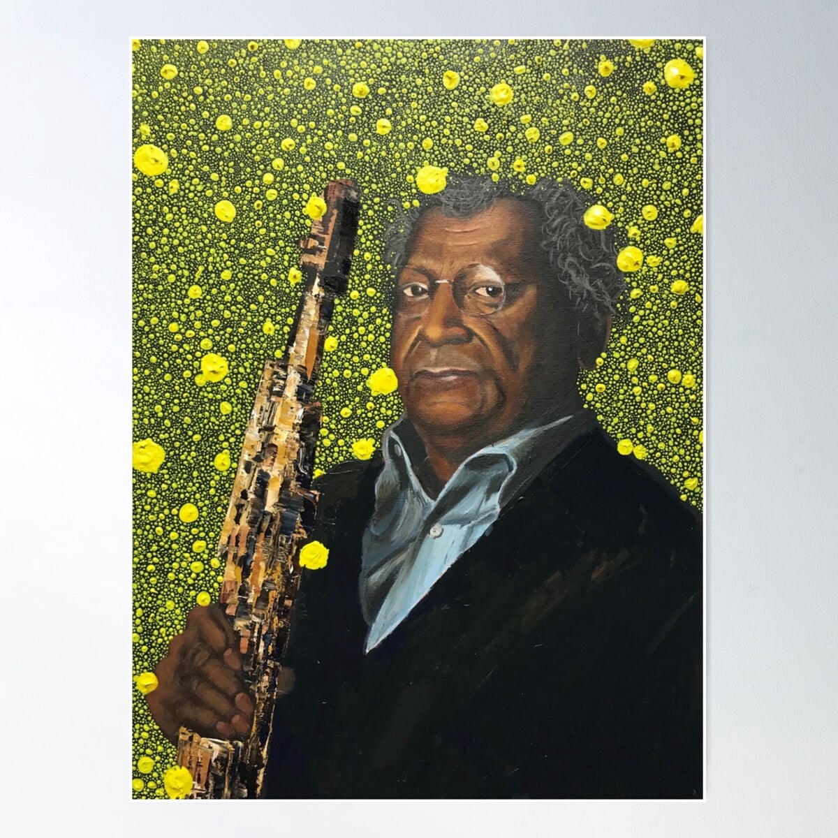 Anthony Braxton, Saxophonist Poster Wall Art, Modern Wall Decor For ...