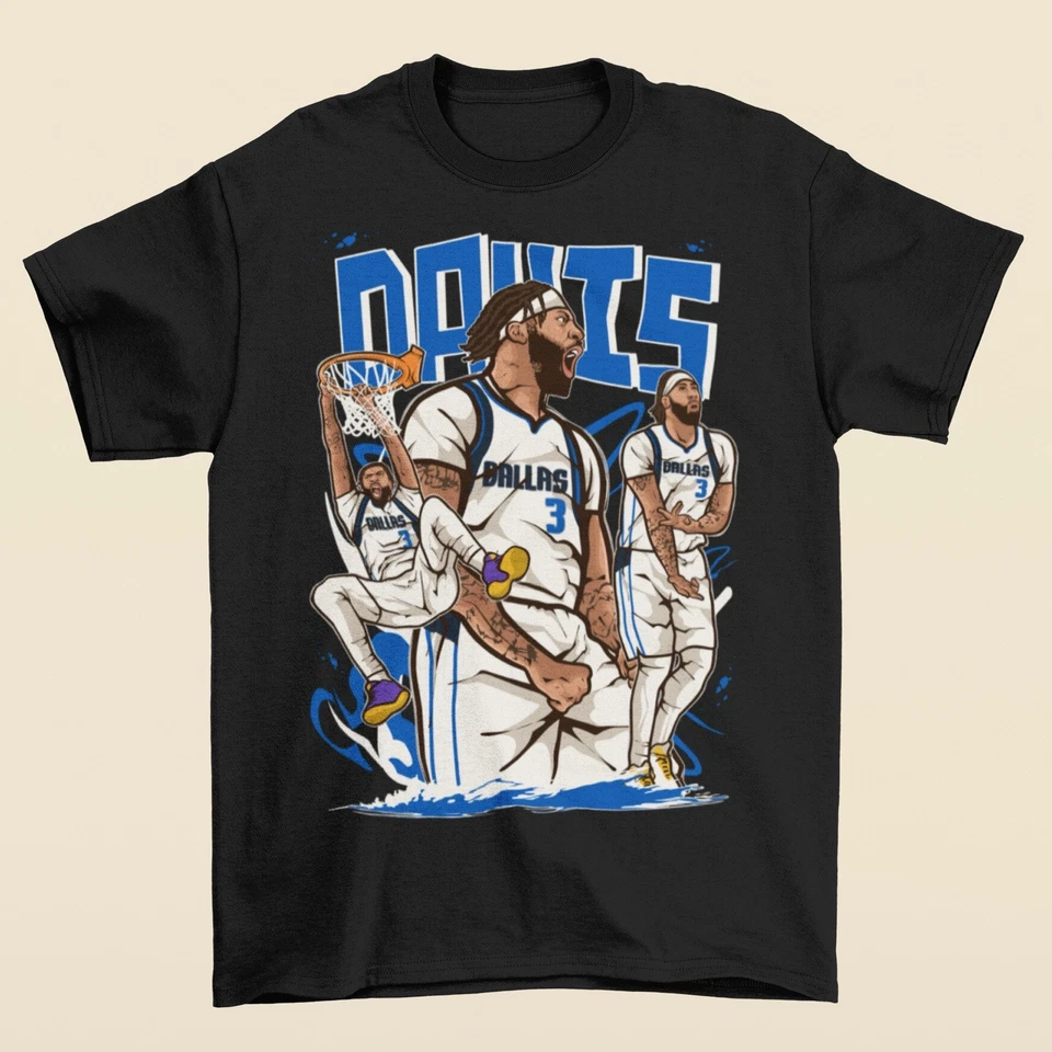 Anthony Davis Cartoon Style Dallas Basketball T-Shirt - Walmart.com