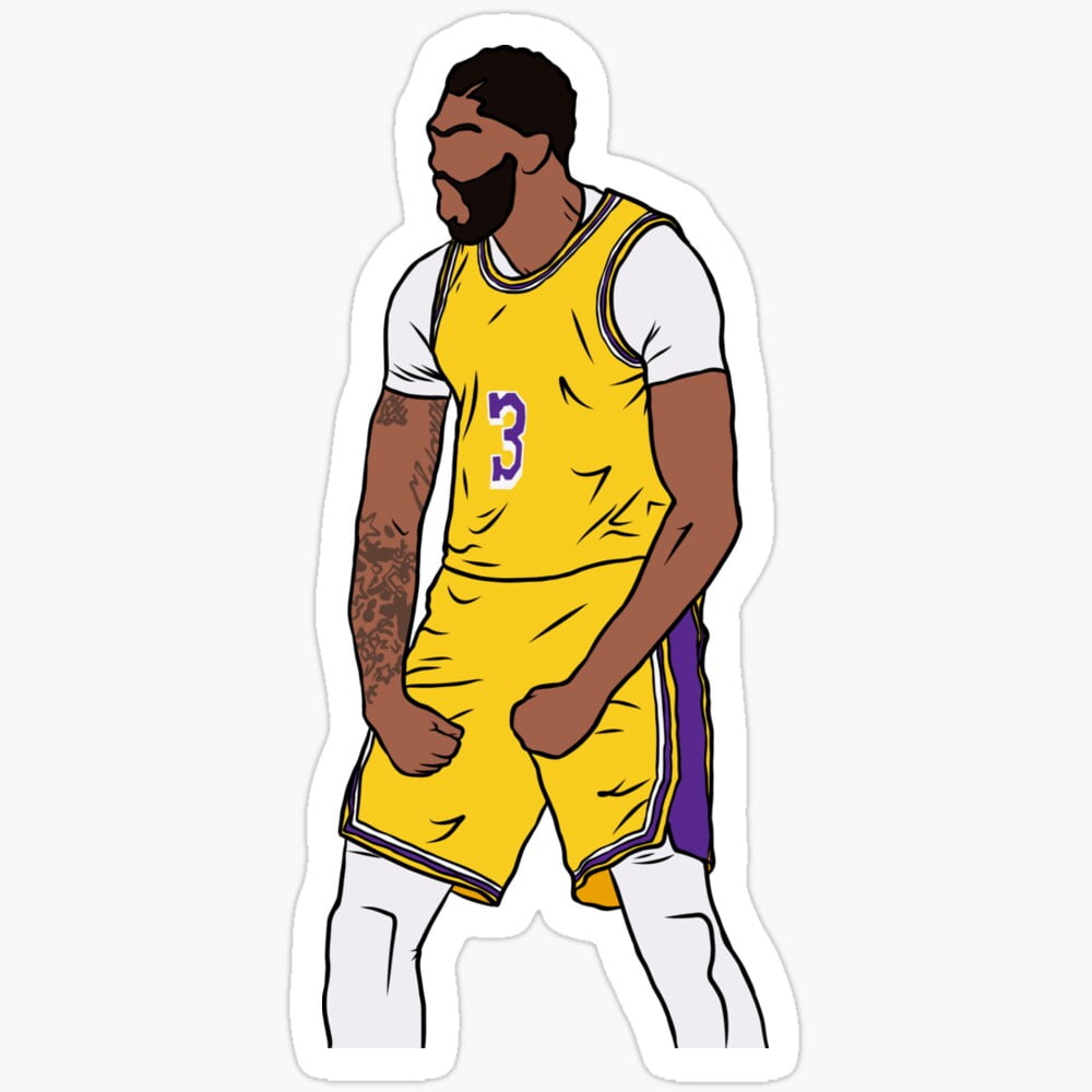 Anthony Davis Celebration Sticker Phone Decal Water Bottle Stickers Car ...