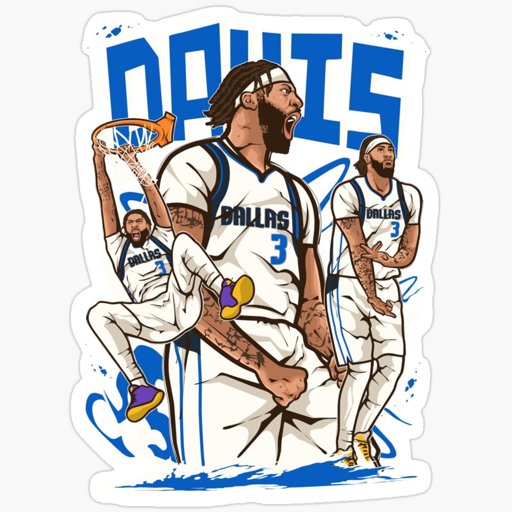 Anthony Davis Dallas Sticker Phone Decal Water Bottle Stickers Car ...