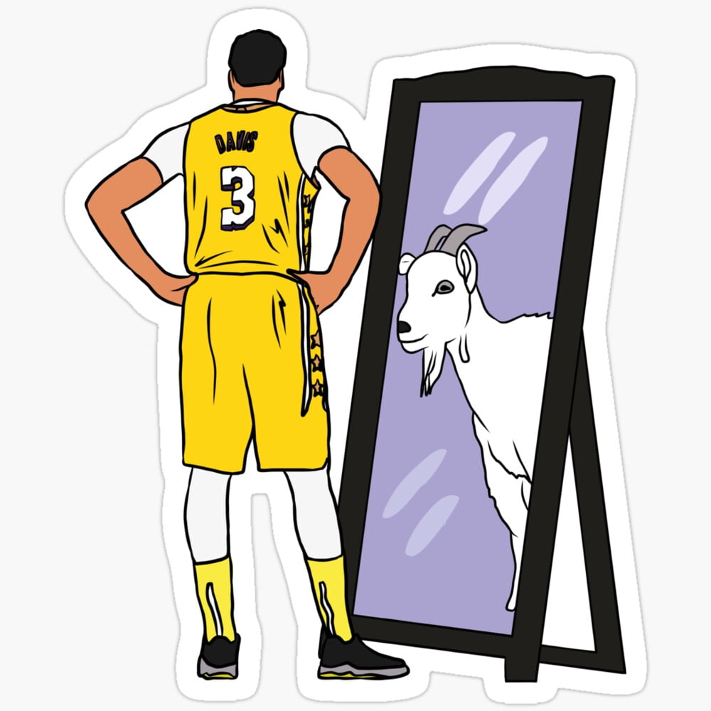 Anthony Davis Mirror Goat Sticker Phone Decal Water Bottle Stickers Car ...