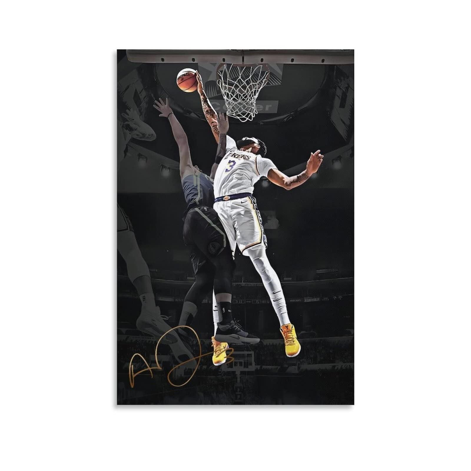 Anthony Davis Poster Wall Art Canvas Print Poster Home Bathroom Bedroom ...