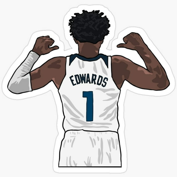 Anthony Edwards Back-To Sticker Phone Decal Water Bottle Stickers Car ...