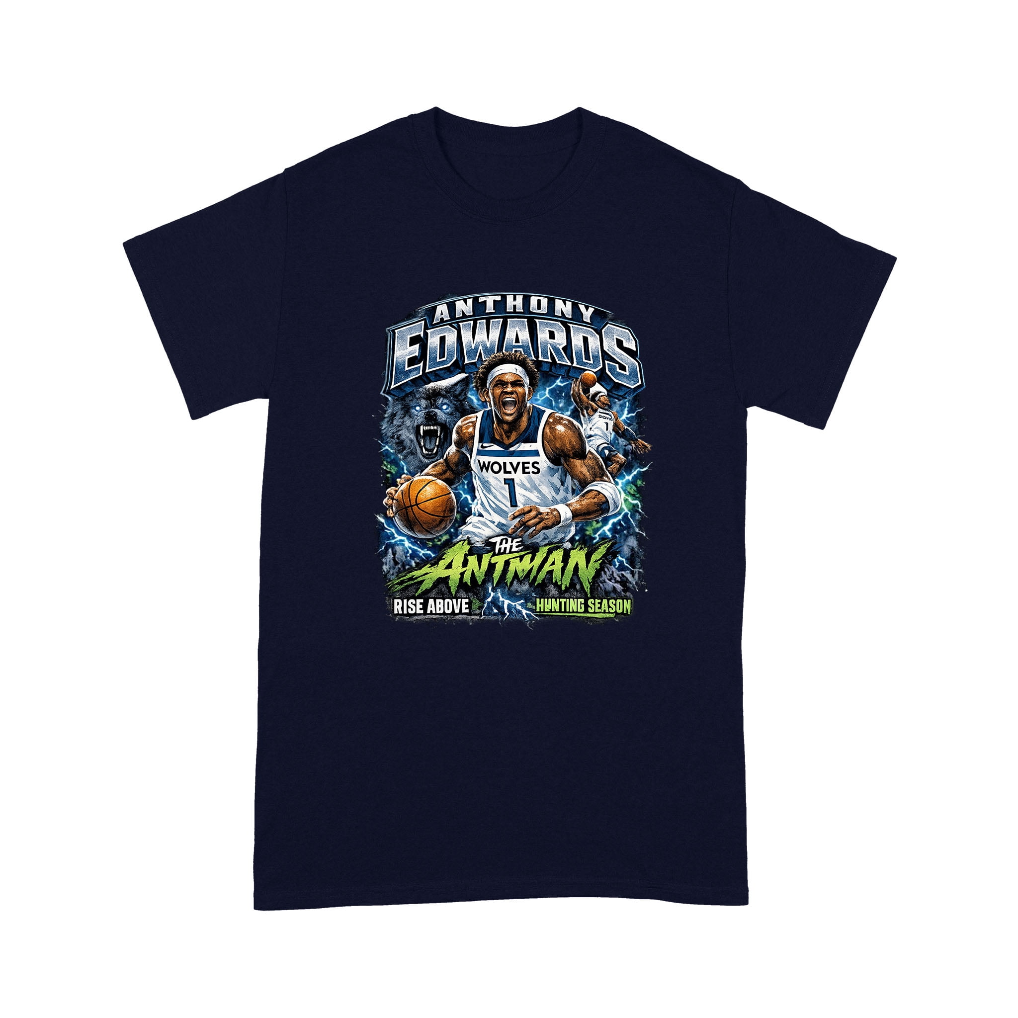 Anthony Edwards Basketball Tee The Antman Unisex Standard T-Shirt ...