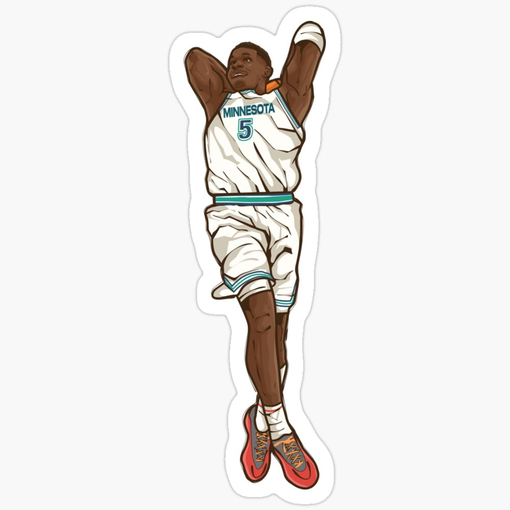 Anthony Edwards Dunk Sticker Phone Decal Water Bottle Stickers Car ...