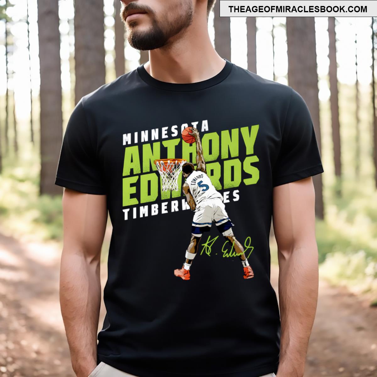 Anthony Edwards Essential T-shirt - Walmart.com