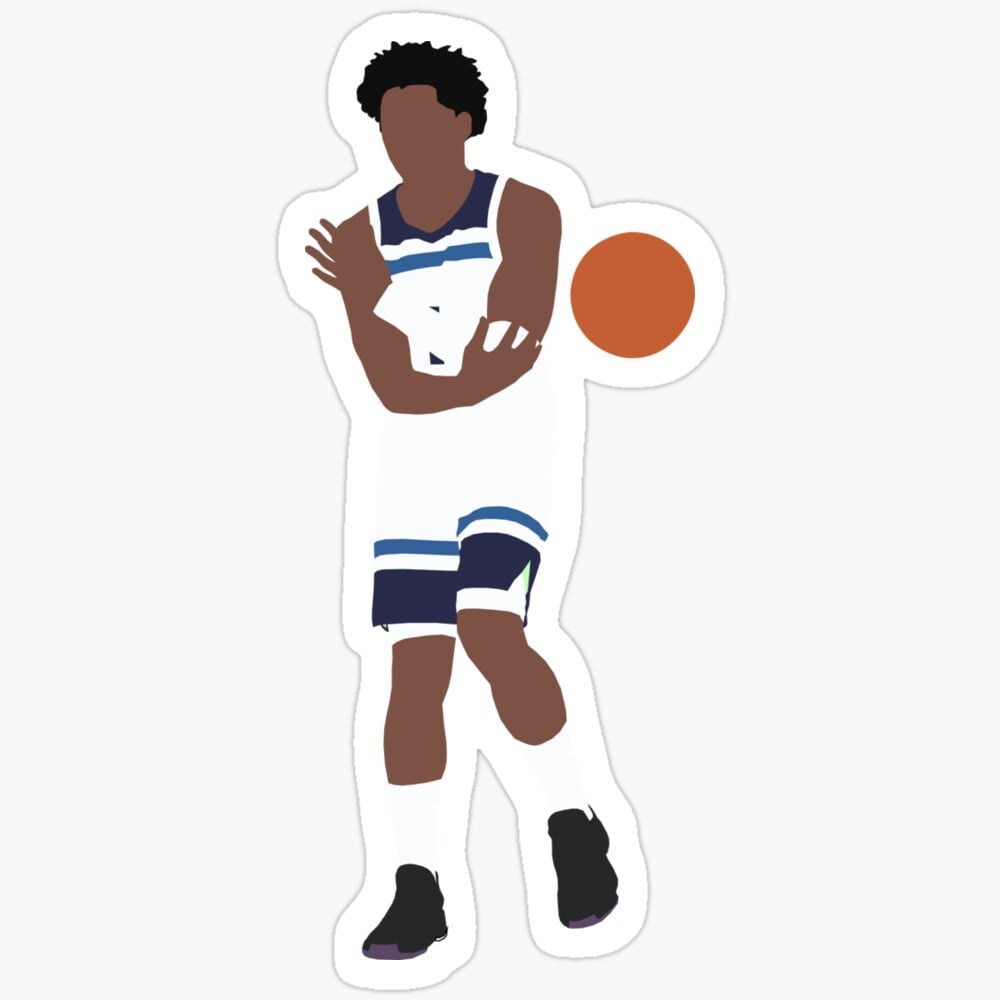 Anthony Edwards Minnesota Sticker Phone Decal Water Bottle Stickers Car ...