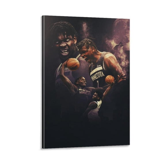 Anthony Edwards NBA Basketball Classic Art Wall Poster 12x18 UNFRAMED ...
