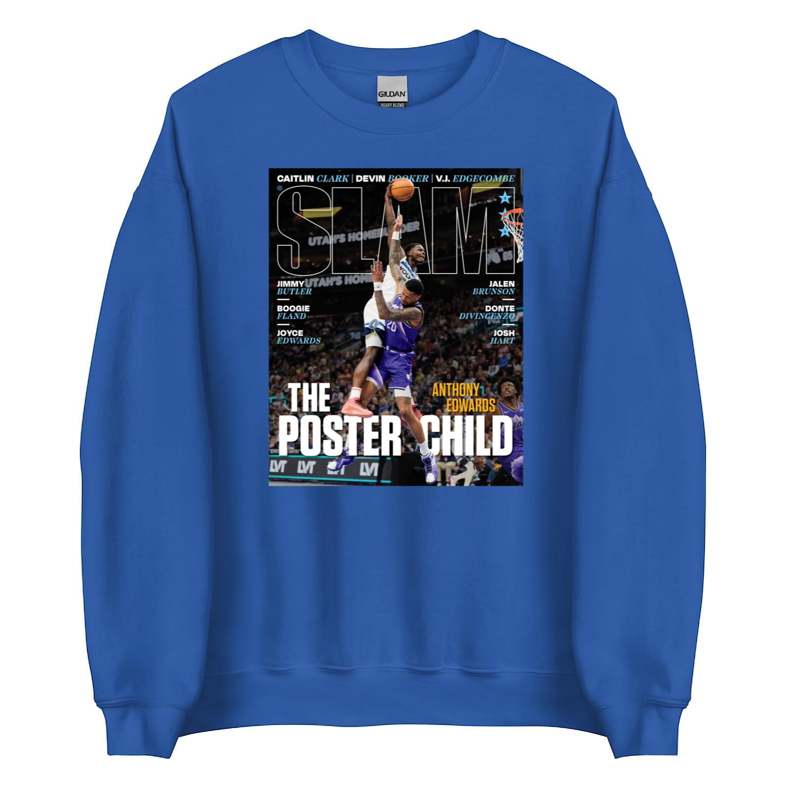 Anthony Edwards Slam The Poster Chill Shirt-TH108 - Walmart.com