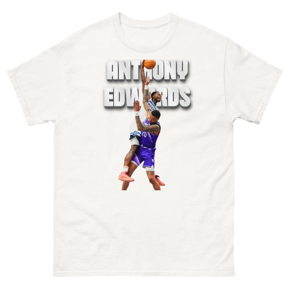 Anthony Edwards T-wolves Unisex classic tee (White, 4XL) - Walmart.com