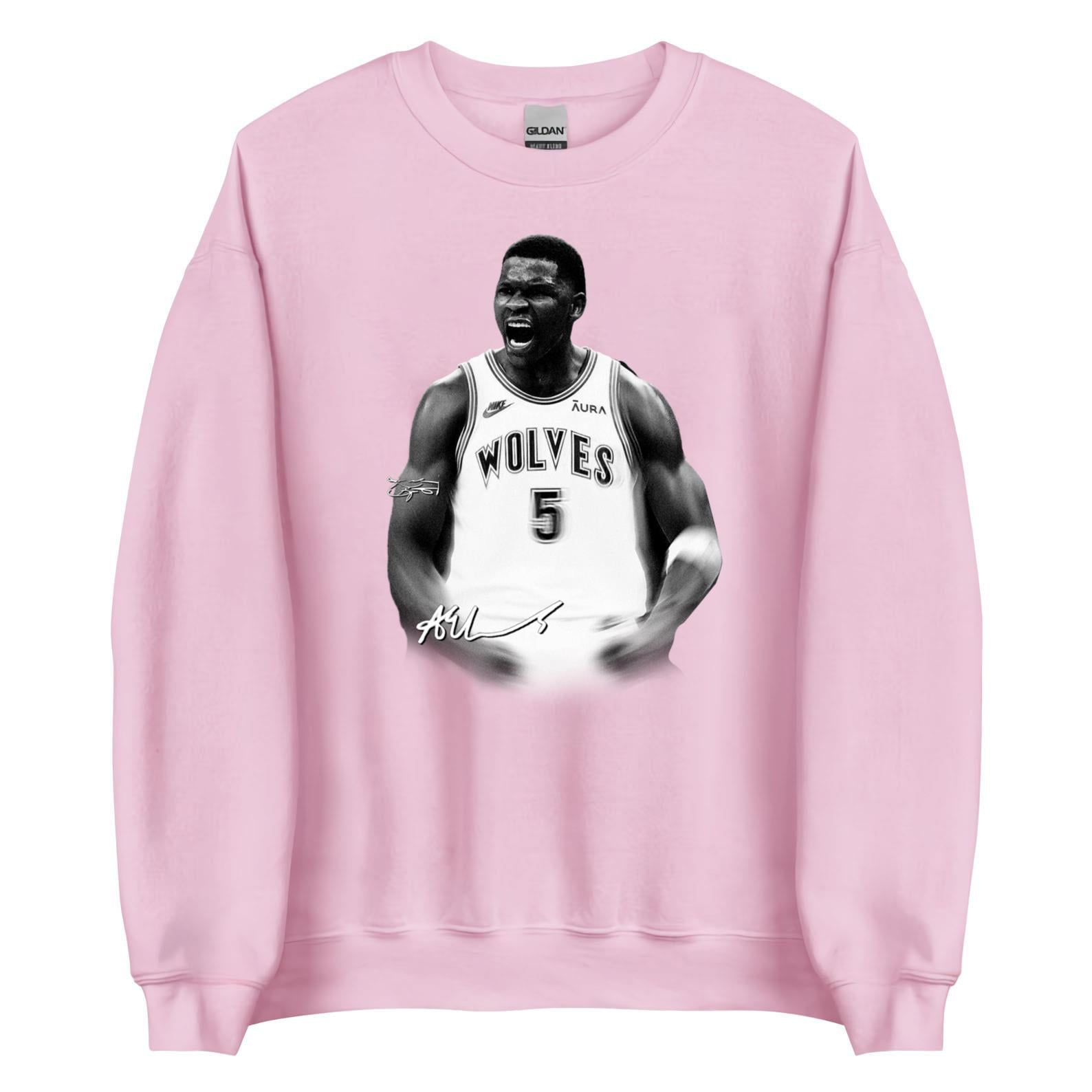 Anthony Edwards Timberwolves Graphic T Shirt-TH109 - Walmart.com