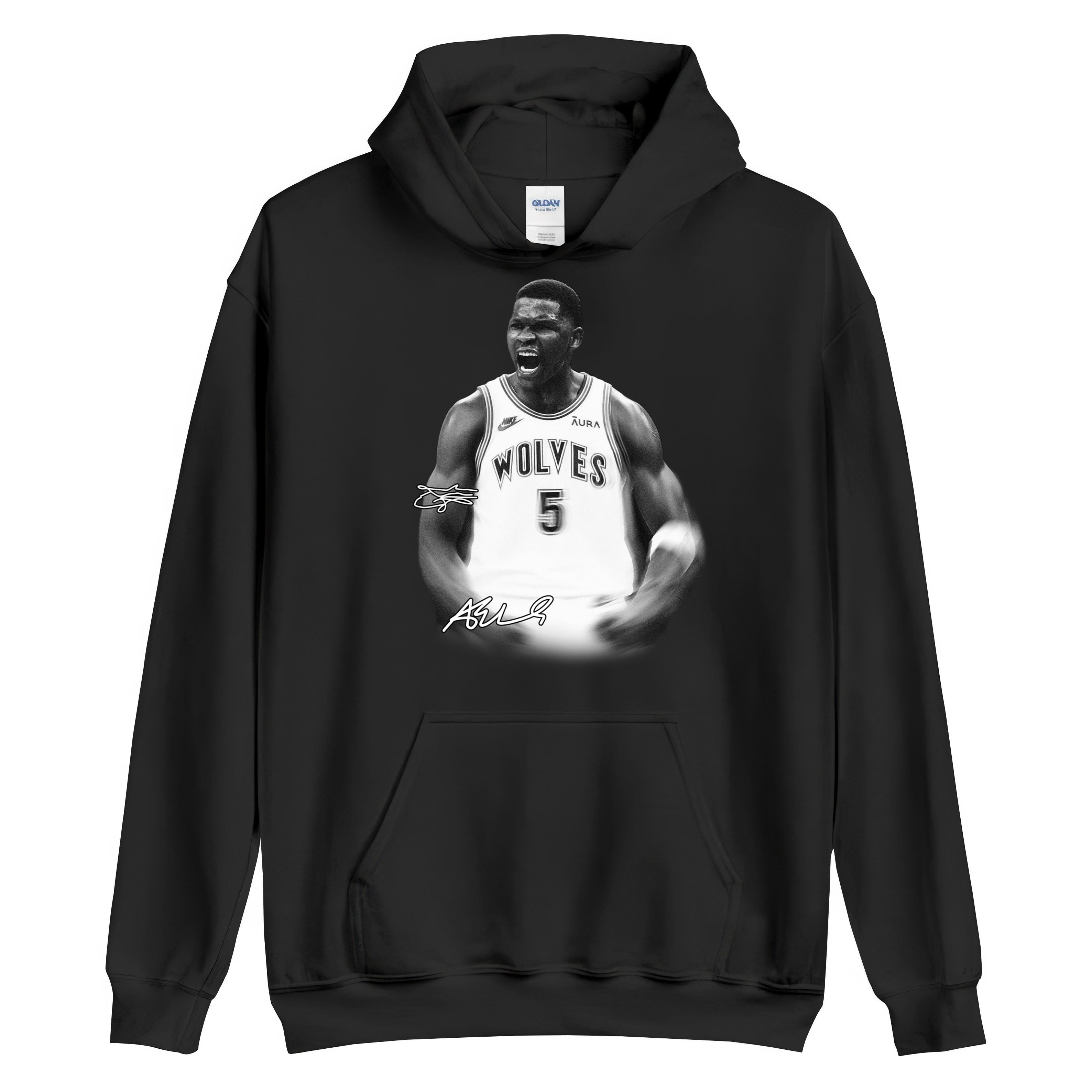 Anthony Edwards Timberwolves Graphic T Shirt-TH29213 - Walmart.com