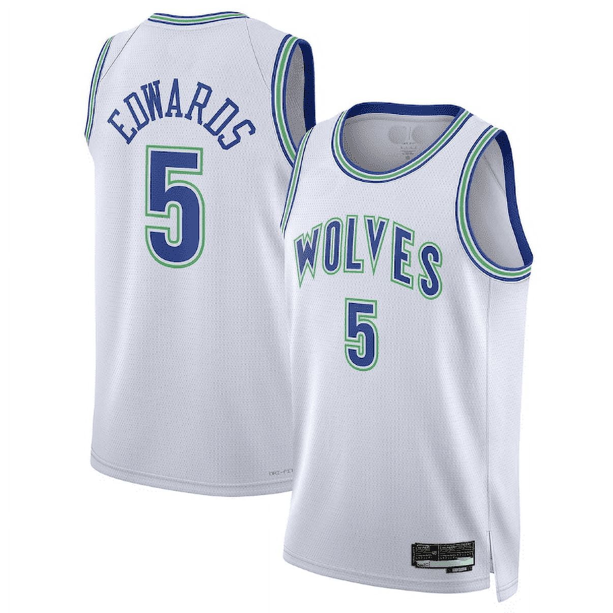 Anthony Edwards White Classic Edition Swingman-Men's-Jersey - Walmart.com
