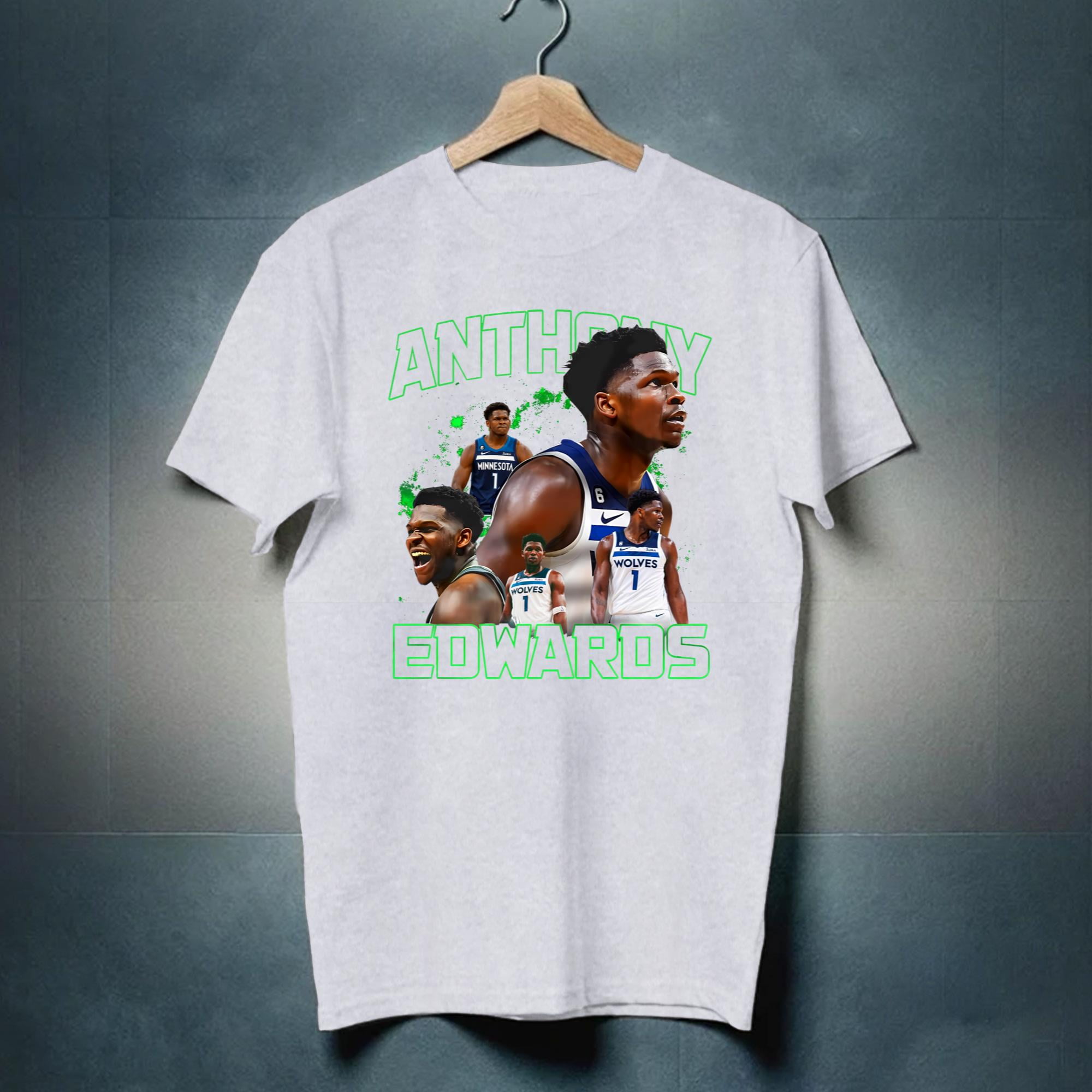 Anthony Edwards shirt for Youth Children 90s bootleg rap vintage style ...