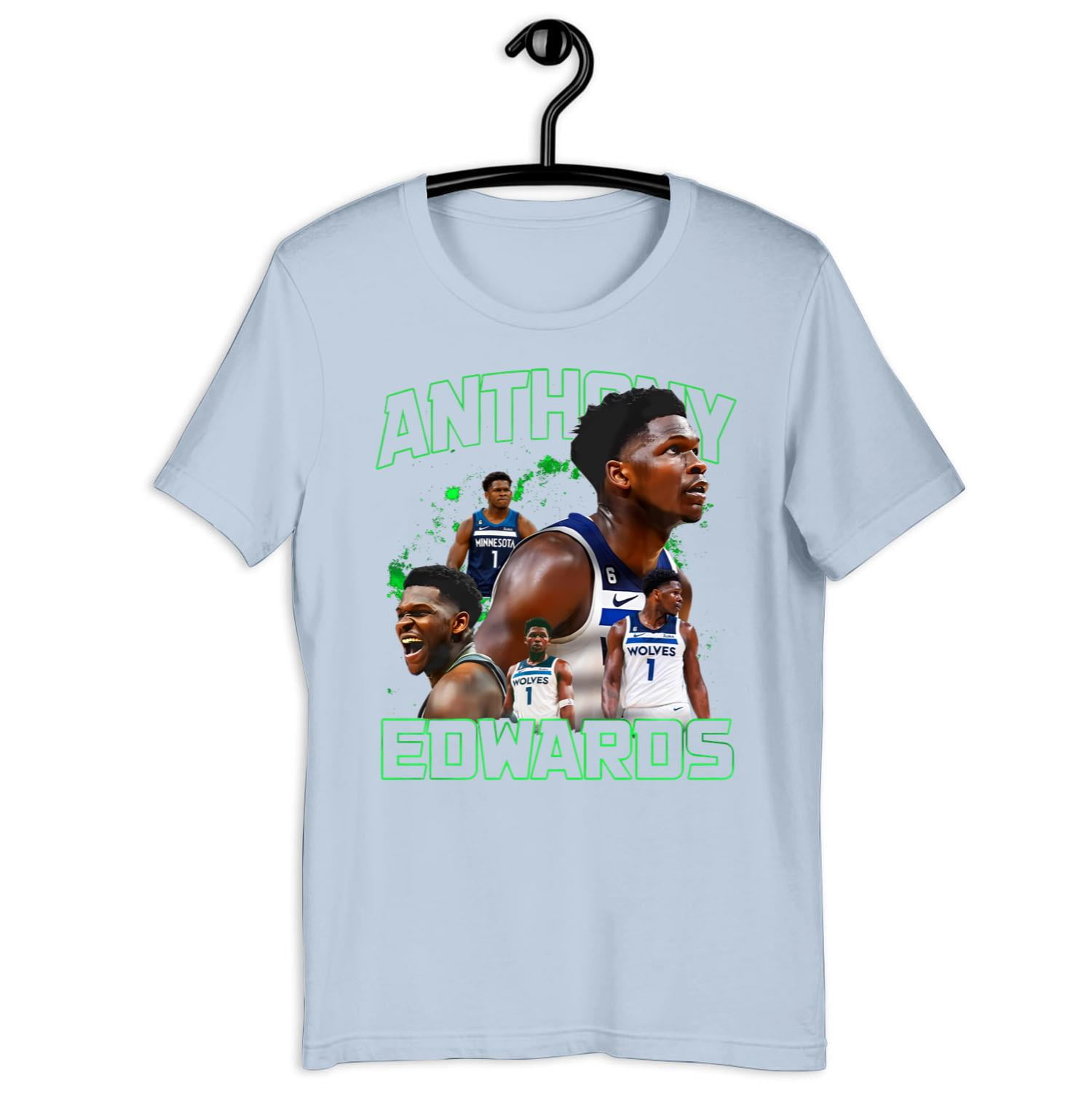 Anthony Edwards shirt for Youth Children 90s bootleg rap vintage style ...
