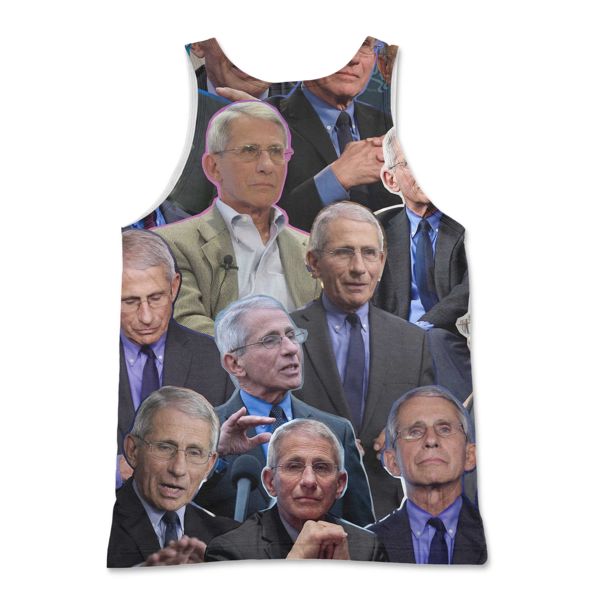 Anthony Fauci Photo Collage Tank Top - Walmart.com