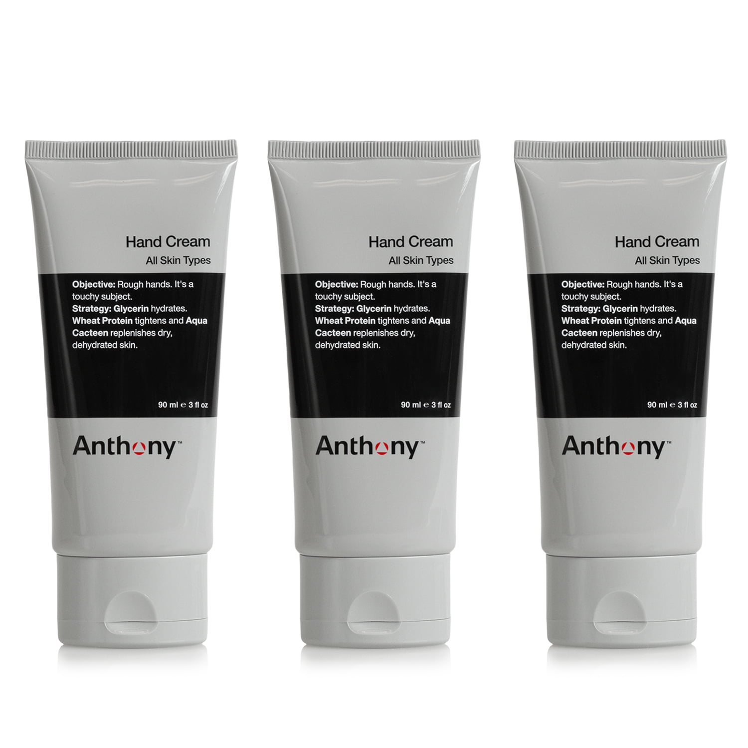 Anthony Hand Cream, 3 Fl Oz. Contains AHA's, Coconut Oil, Shea ...