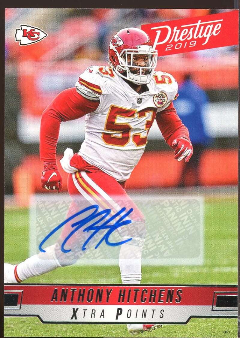 Anthony Hitchens Card 2019 Prestige Xtra Points Autograph Signatures ...