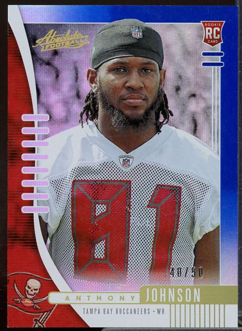 Anthony Johnson Rookie Card 2019 Absolute Spectrum Blue #191 - Walmart.com