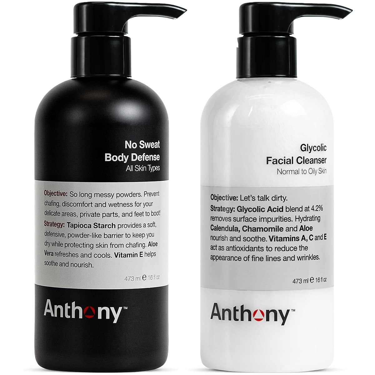 Anthony No Sweat Body Defense, Anti-Chafe Talc Free Cream To Powder ...