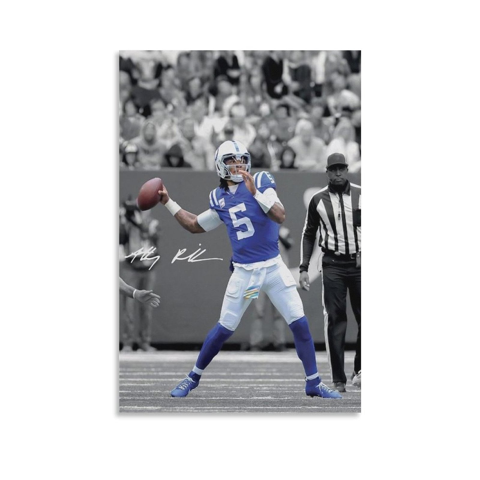 Anthony Richardson Canvas Poster Picture Print Wall Art Poster Painting ...