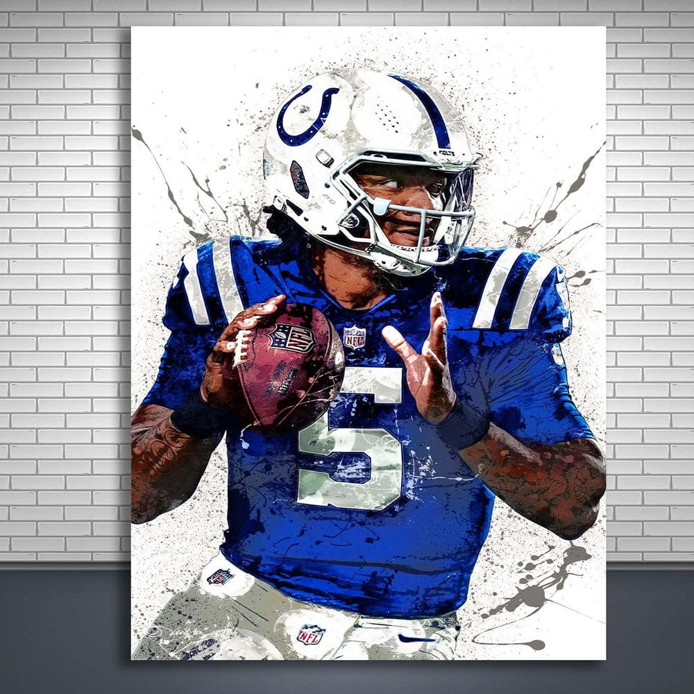 Anthony Richardson Poster, Indianapolis football team, sport poster ...