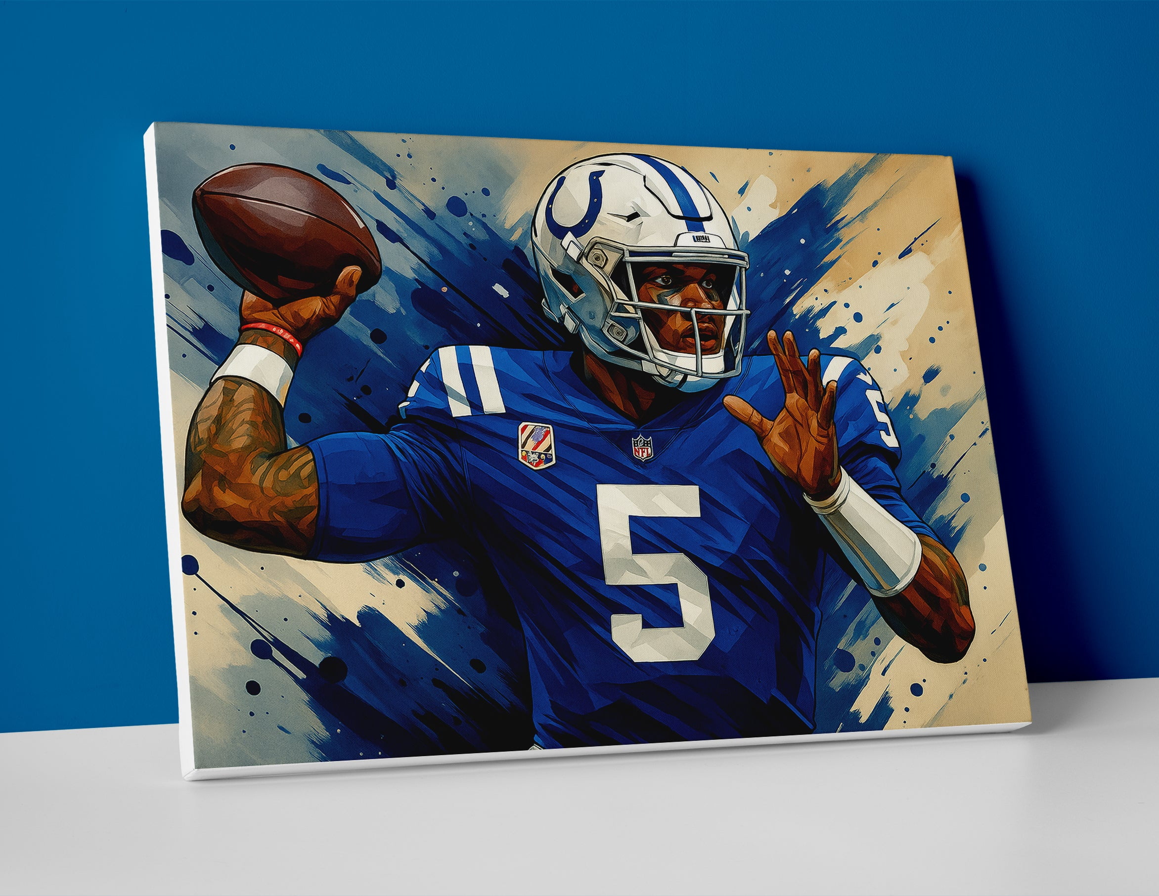 Anthony Richardson Poster or Canvas - Indianapolis Colts Decor ...