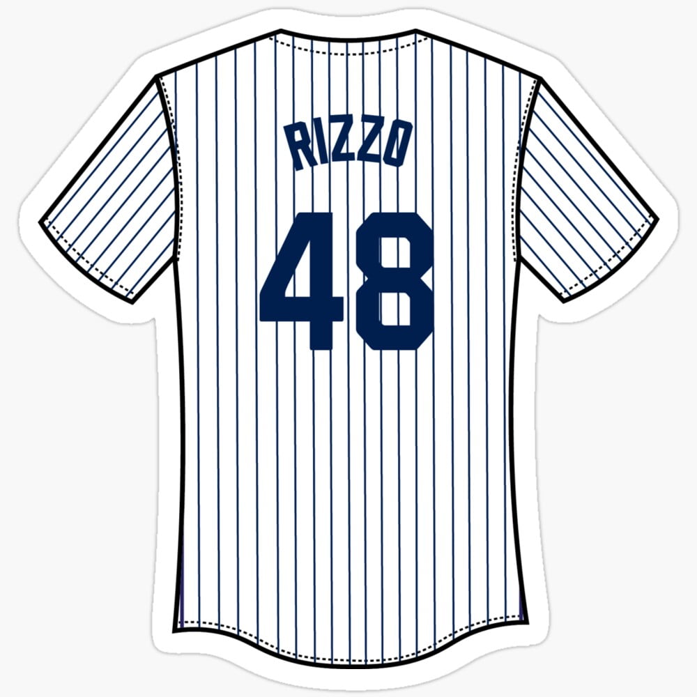 Anthony Rizzo Jersey Sticker Baseball Sticker, Football Sticker ...