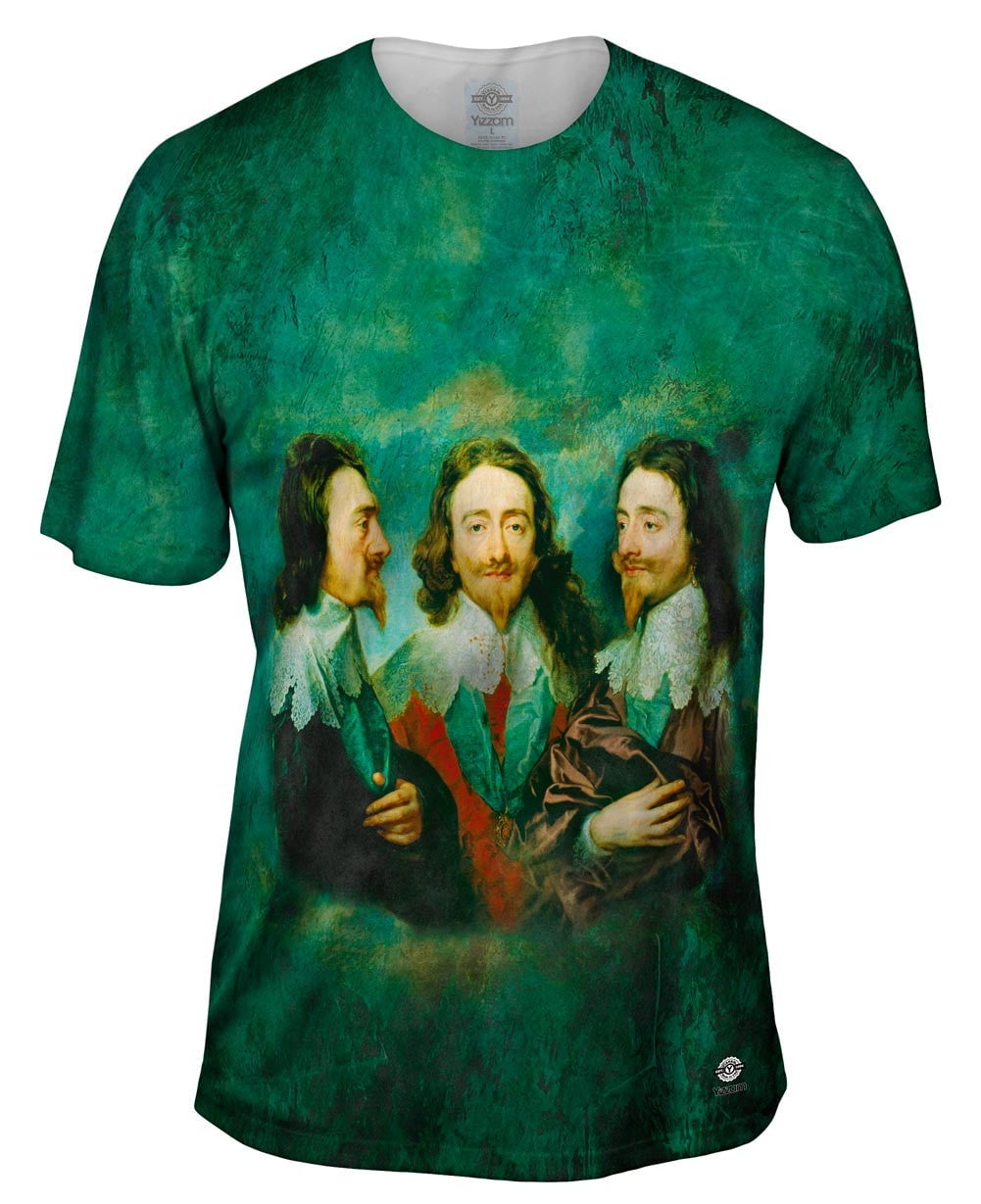 Anthony Van Dyck - Charles I Mens T-Shirt All Over Print - Walmart.com