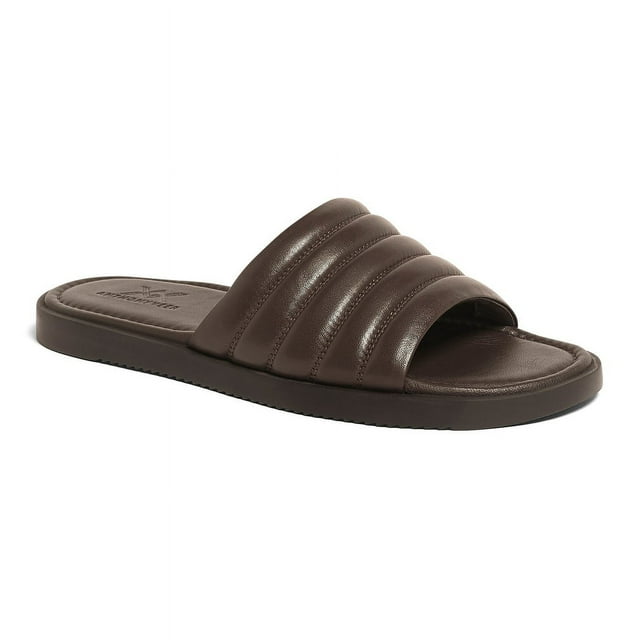 Anthony Veer Key West Leather Comfort Slide for Men | Ortholite ...