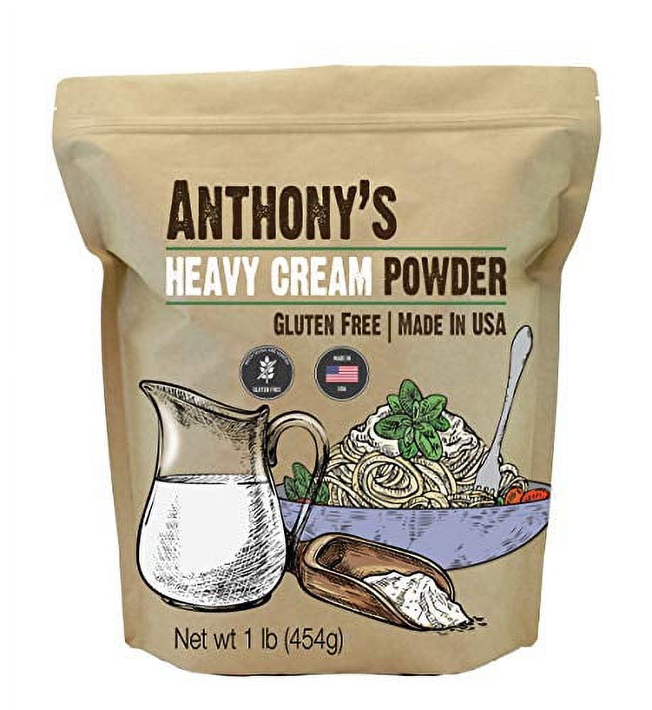 Anthony's Premium Heavy Cream Powder, 1 lb Batch, Gluten-Free, No ...