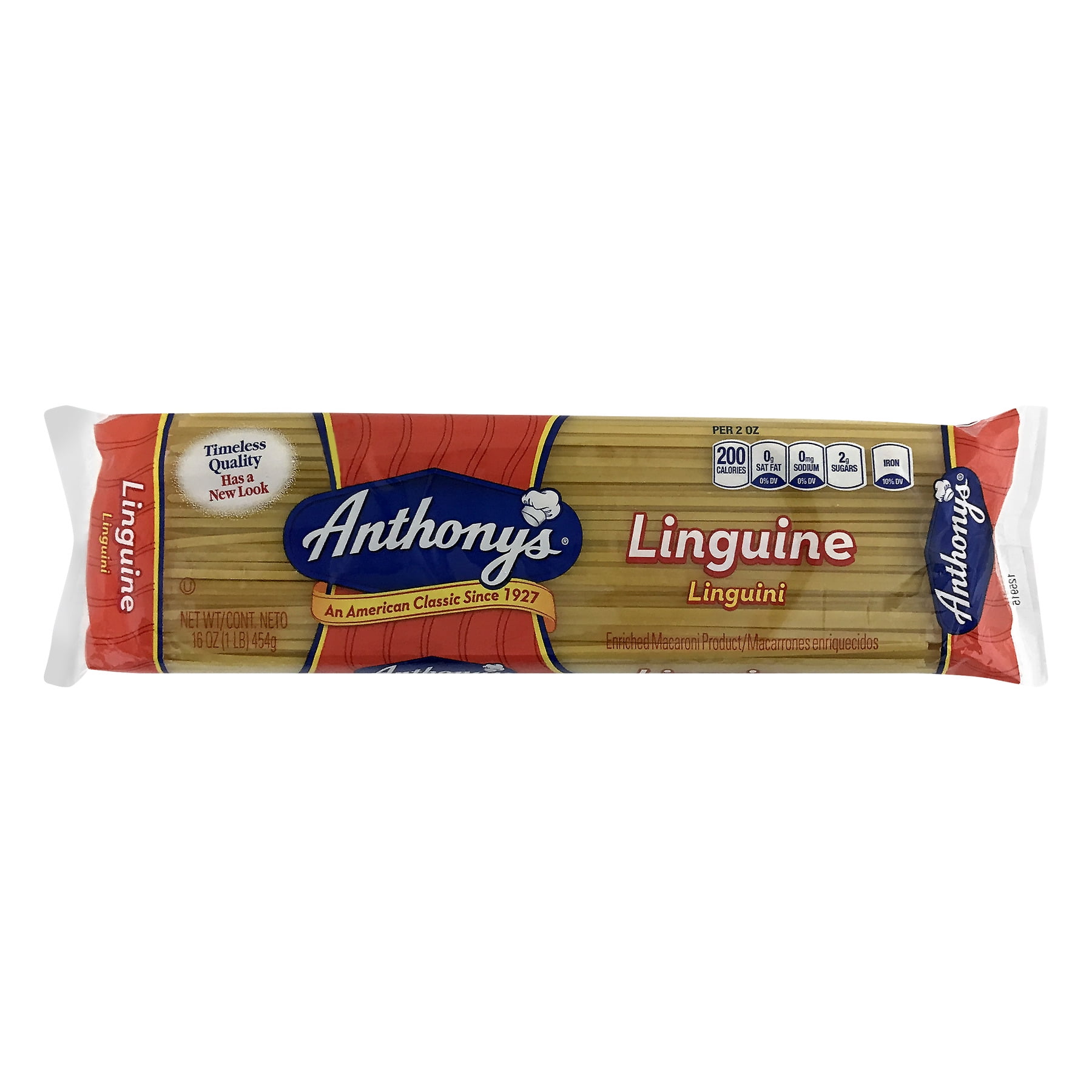 (4 pack) Anthony's Linguine Pasta, 16 oz - Walmart.com