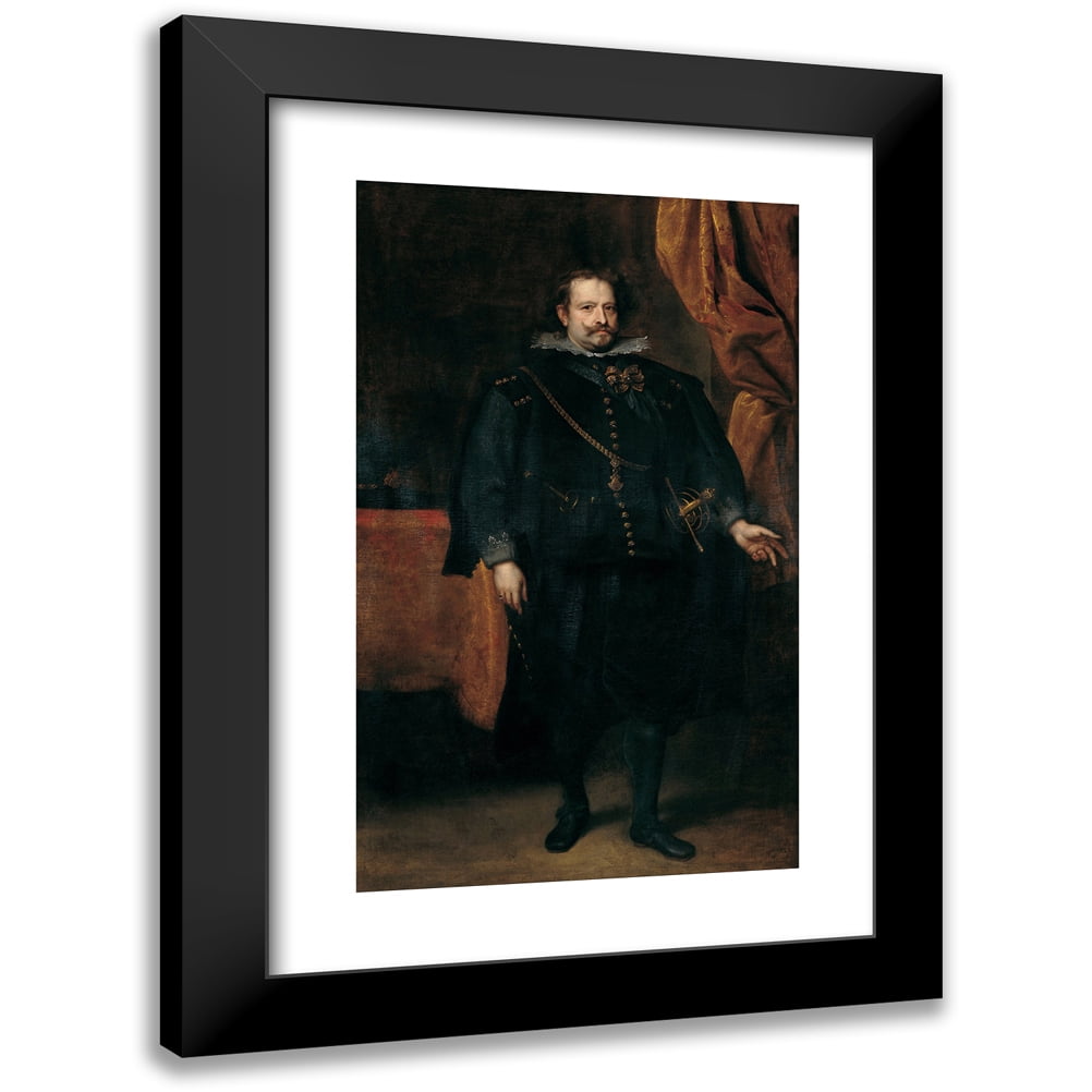 Anthony van Dyck 16x24 Black Modern Framed Museum Art Print Titled ...