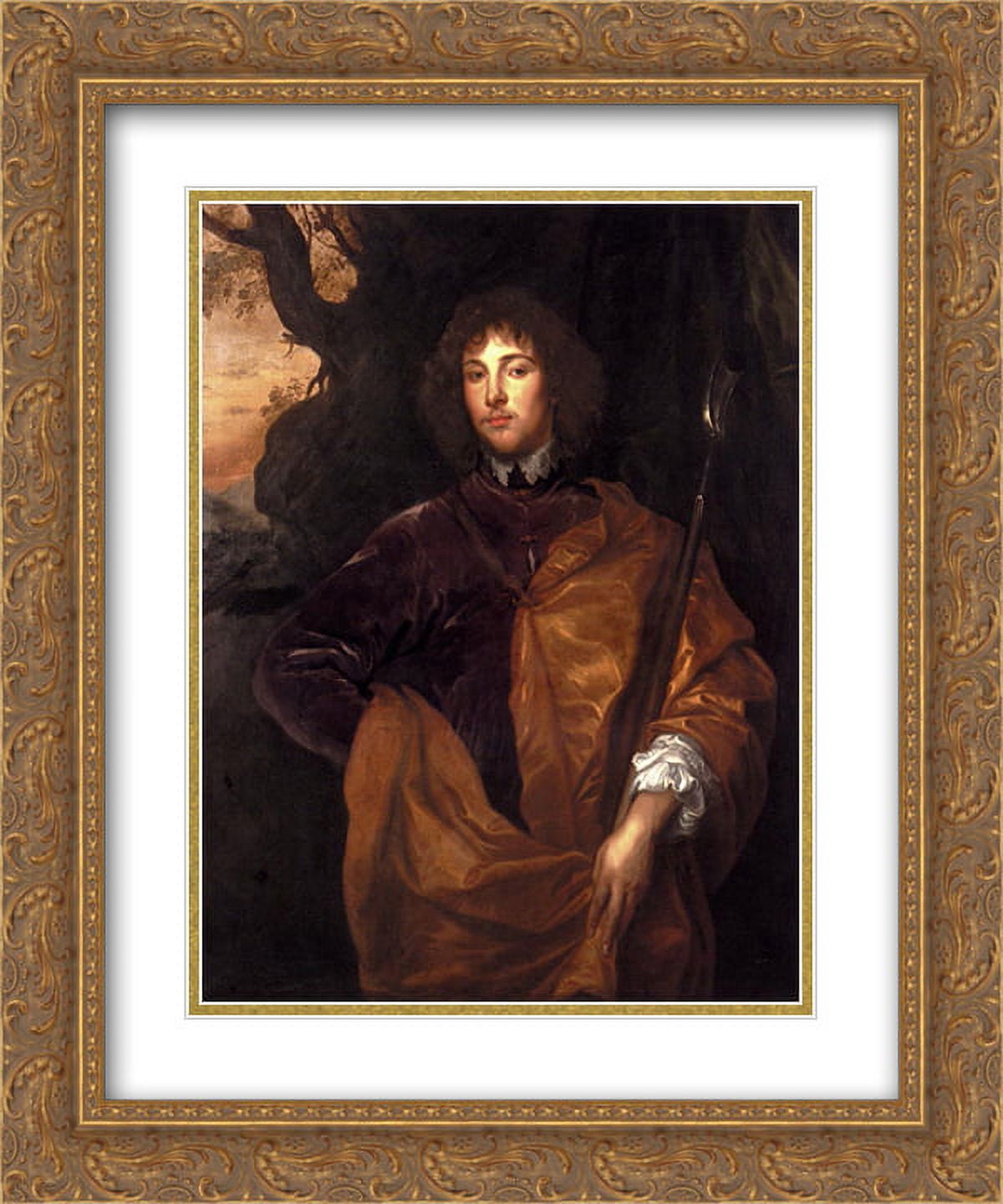 Anthony van Dyck 2x Matted 20x24 Gold Ornate Framed Art Print 'Portrait ...