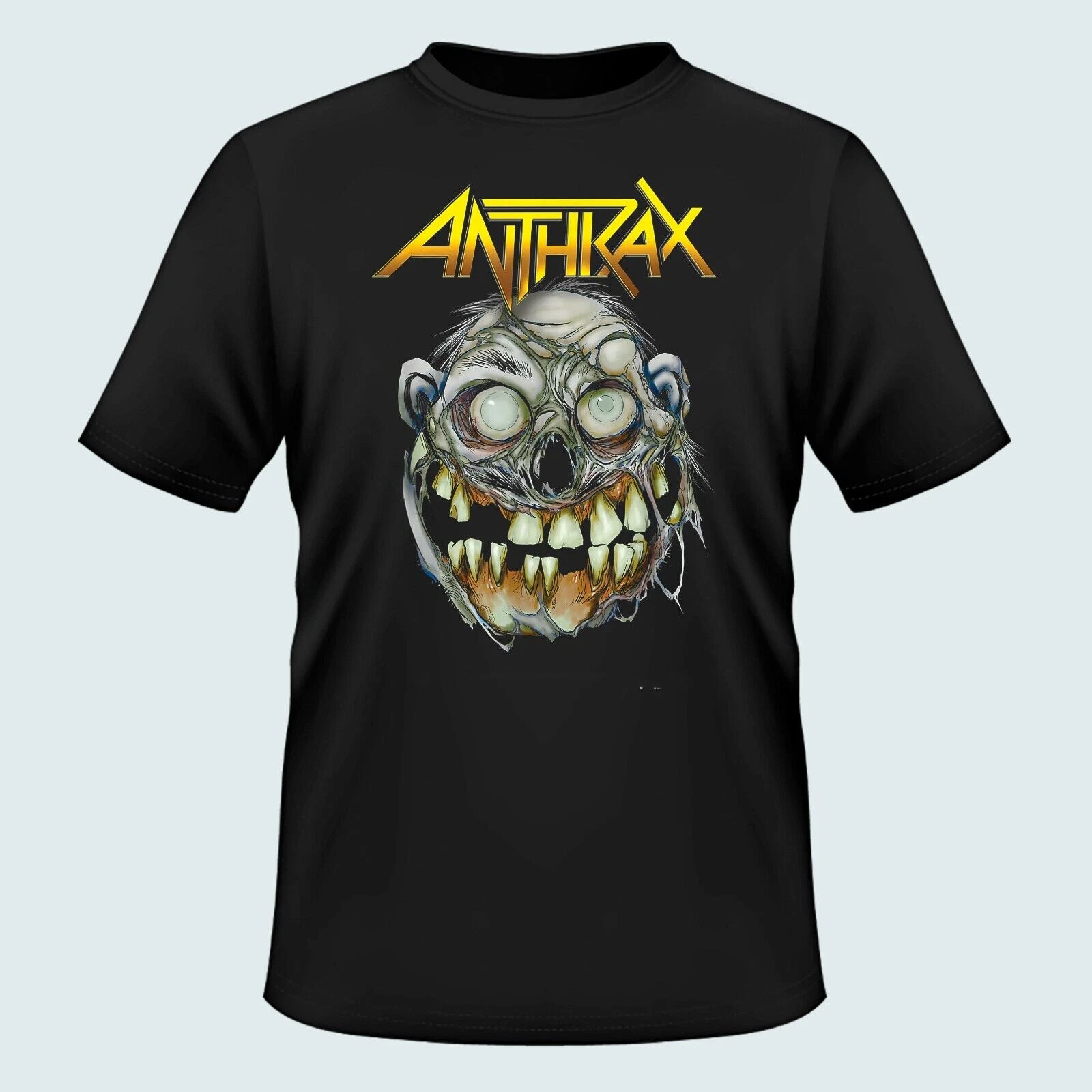 Anthrax Band Short Sleeve Black Short Sleeve All Size S-2345XL Men Tee ...