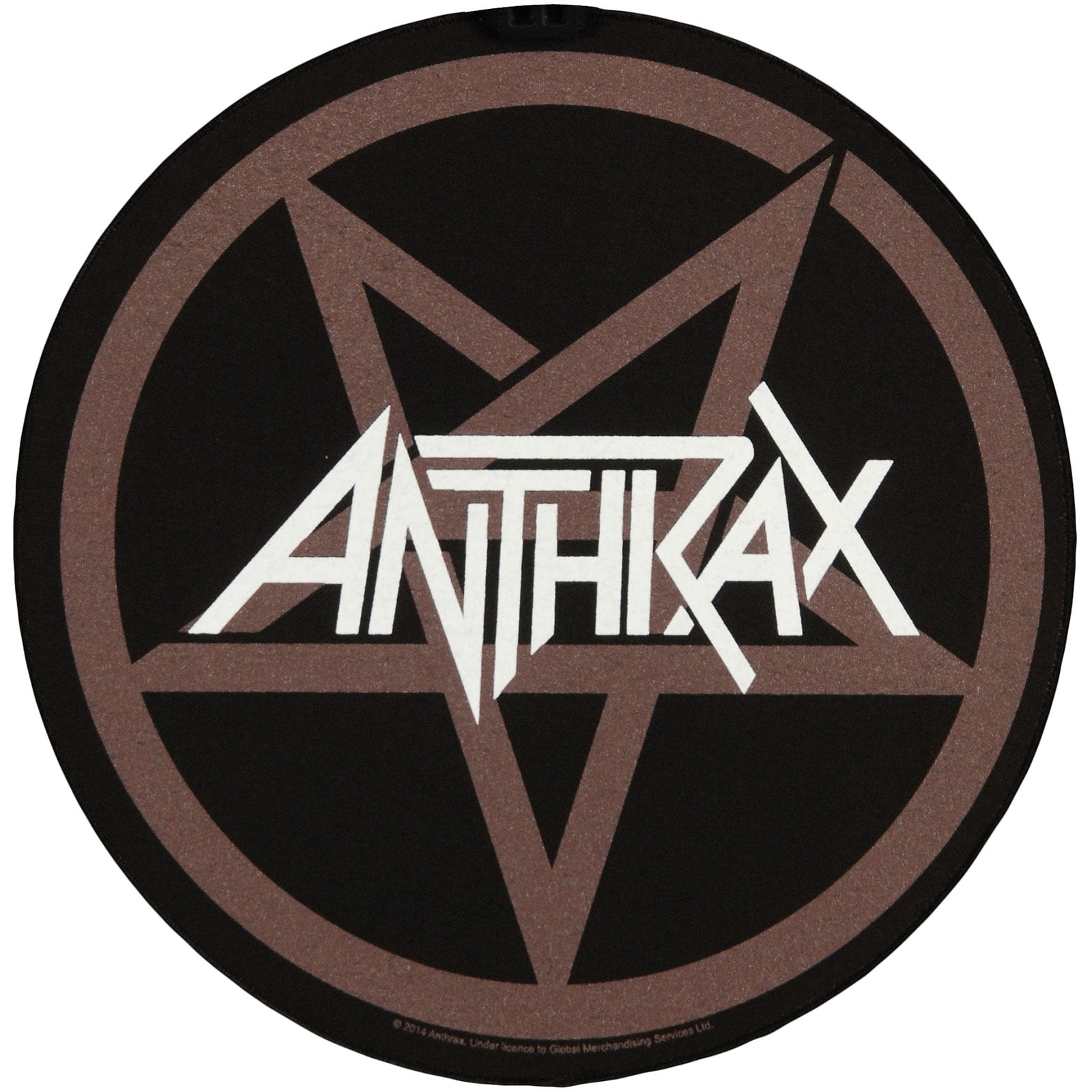 Anthrax Men's Pentathrax Back Patch Black - Walmart.com