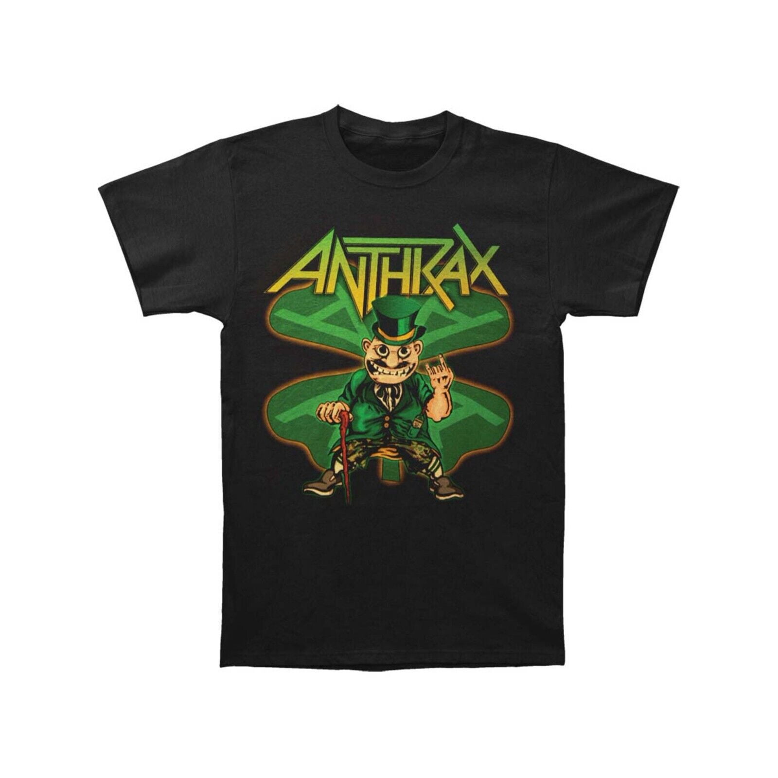 Anthrax Men's St. Patrick's Day 2016 Black Men All size Shirt A113 ...