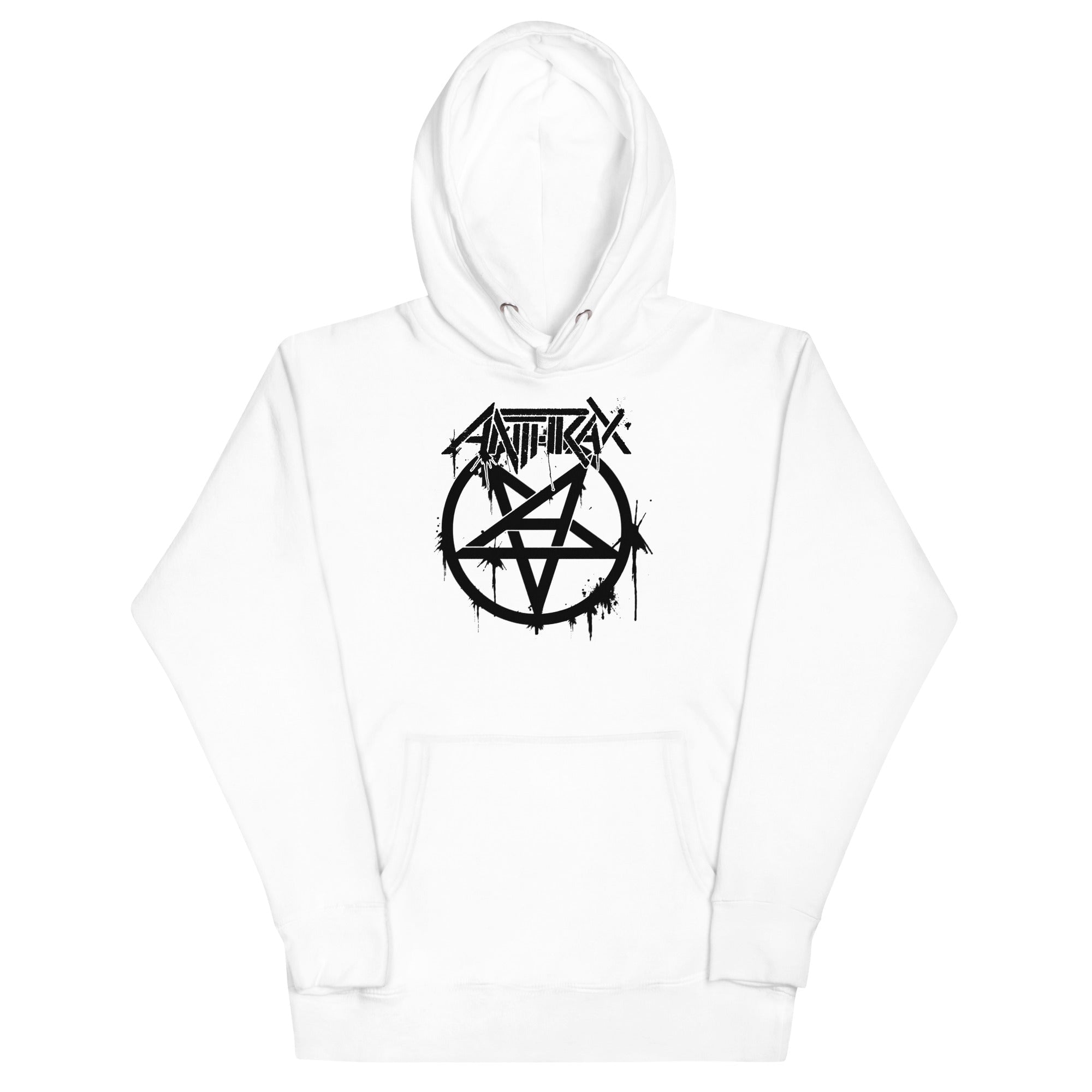 Anthrax - Pentagram Logo Unisex Hoodie - Black - Small - Walmart.com