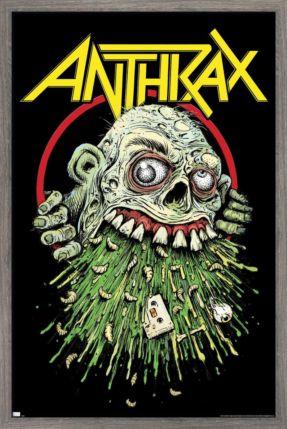 Anthrax - Zombie Puke Wall Poster, 22.375" x 34" Framed - Walmart.com