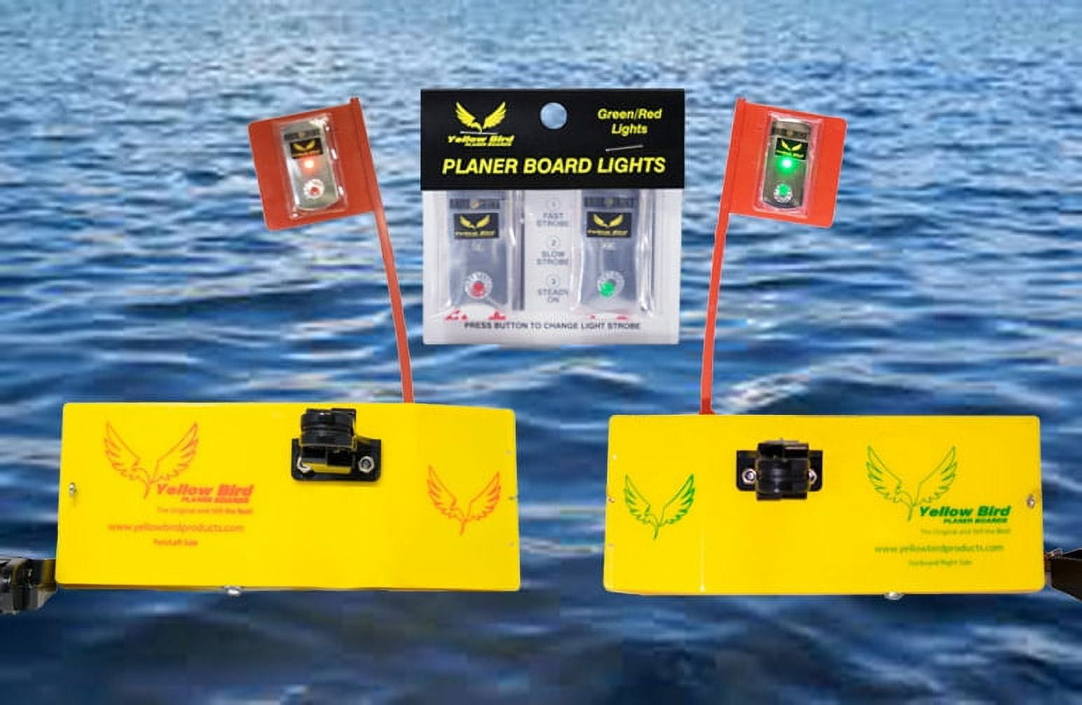 Planer Board LED Lights - Green and Red, 200 Hours Life, 3 Modes ...