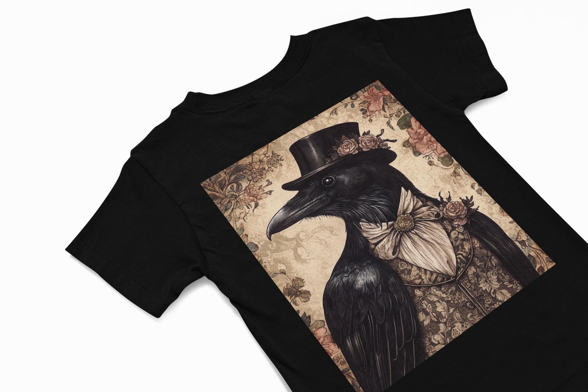 Anthropomorphic Raven T-Shirt Gothic inspired graphics t shirt Raven ...