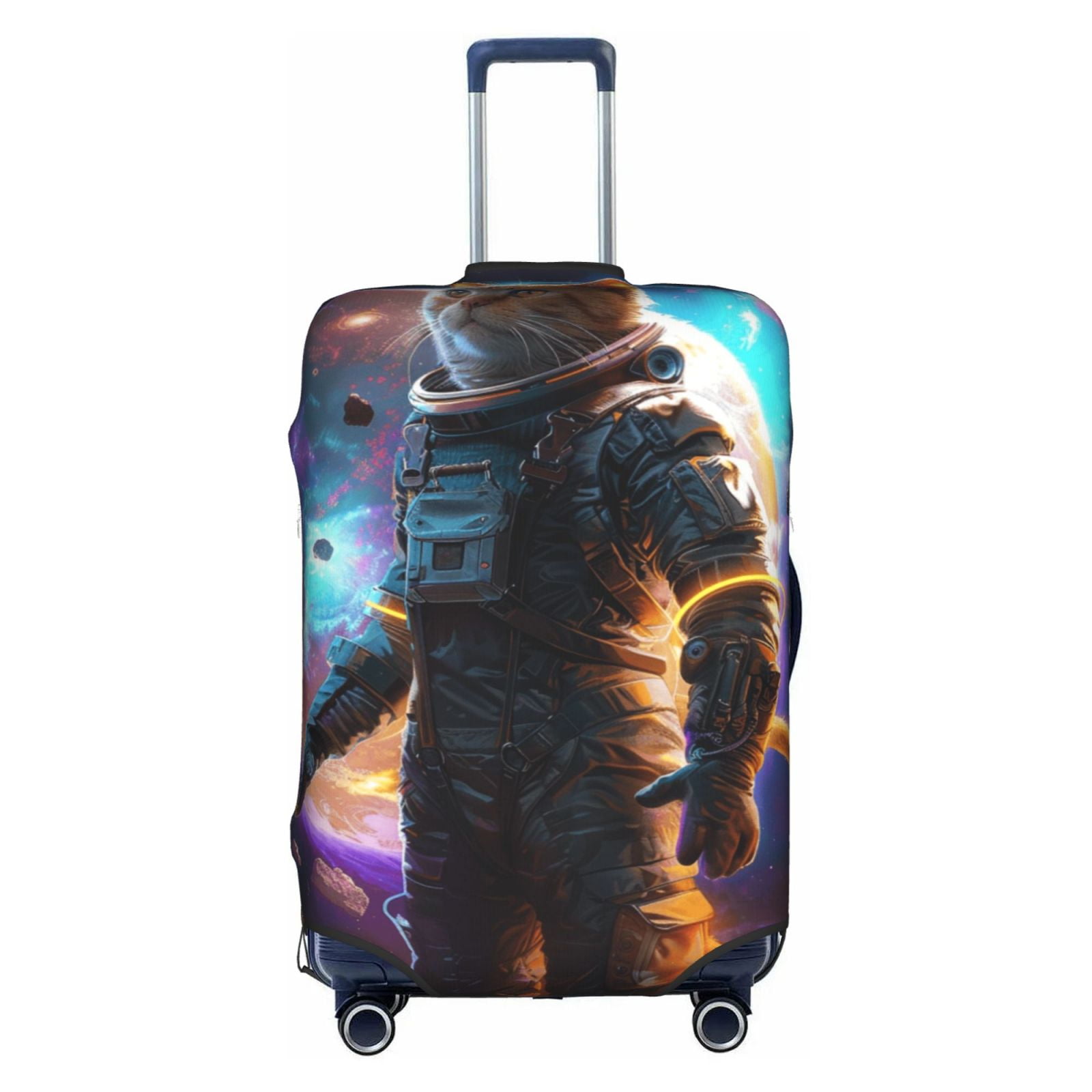 Anthropomorphic cat futuristic cosmic Trolley Case s All-inclusive ...